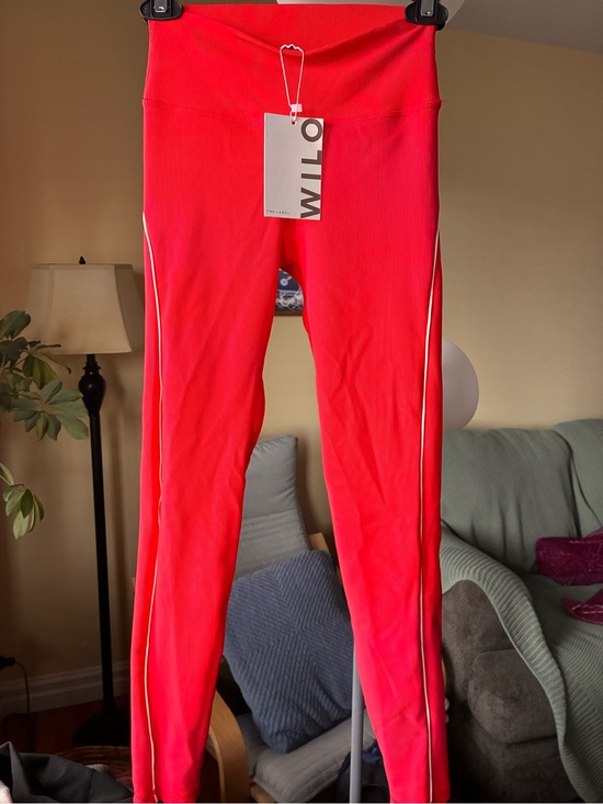 Wilo The Label | Pants & Jumpsuits | Wilo The Label Red Leggings With ...